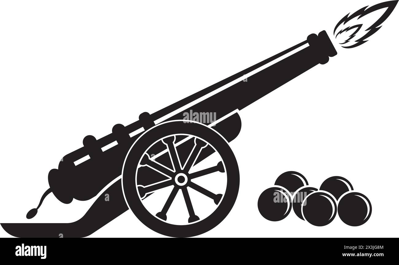 cannon logo vector design template illustration Stock Vector Image ...
