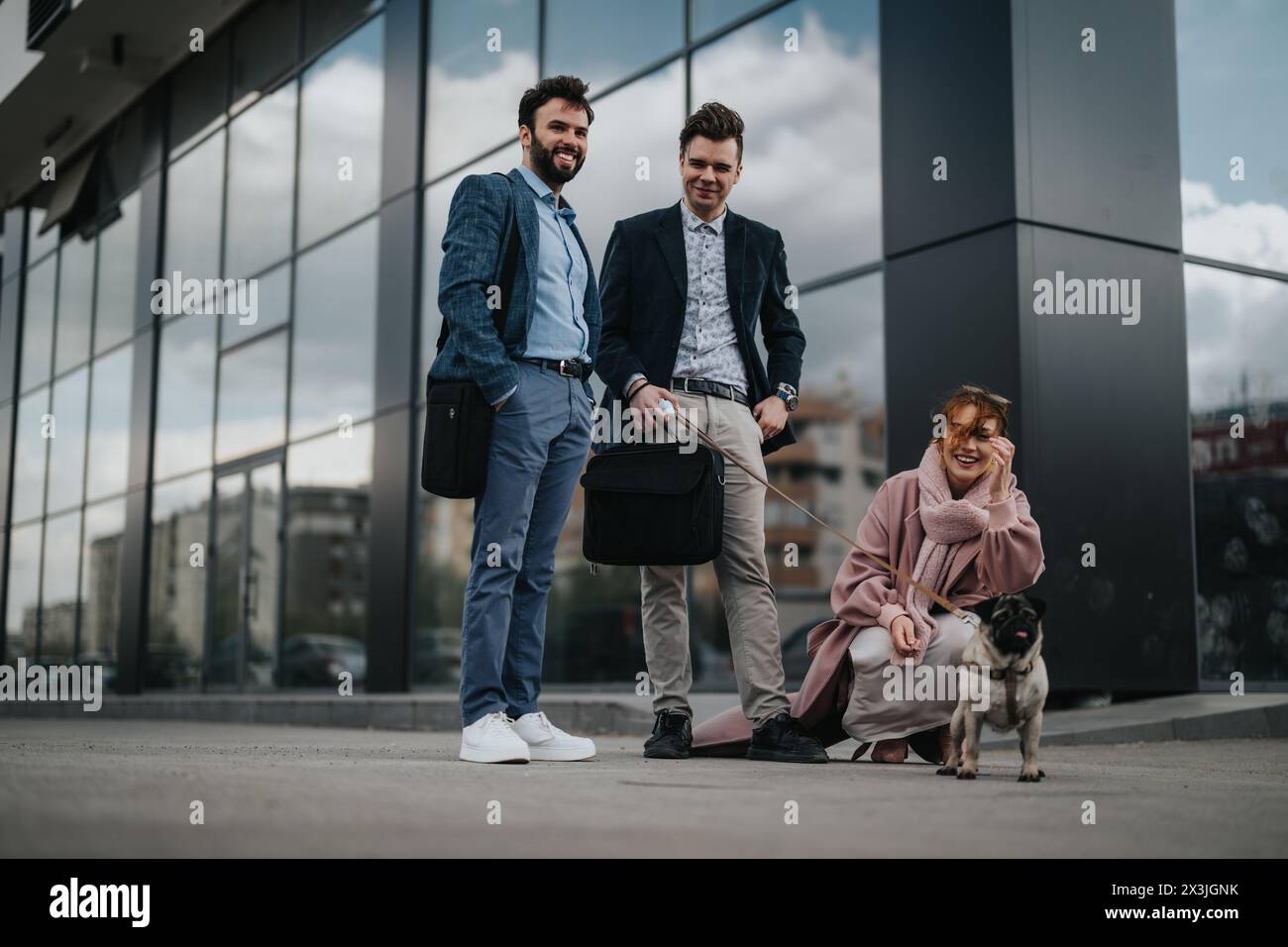 Taking dog to work hi-res stock photography and images - Alamy