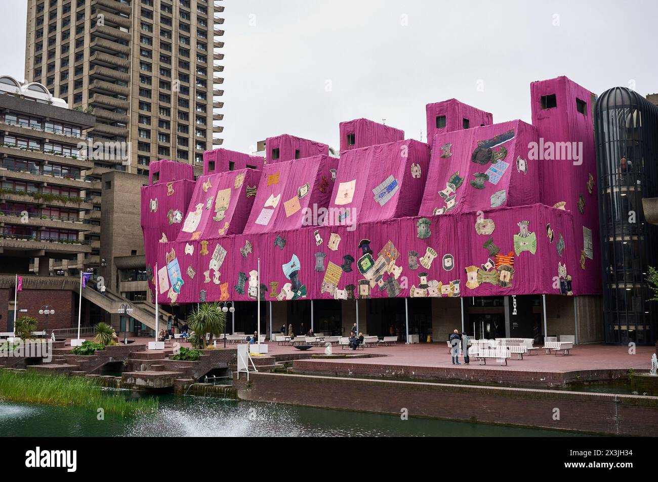 Ibrahim Mahama textile fabric art exhibition installation 'Purple ...