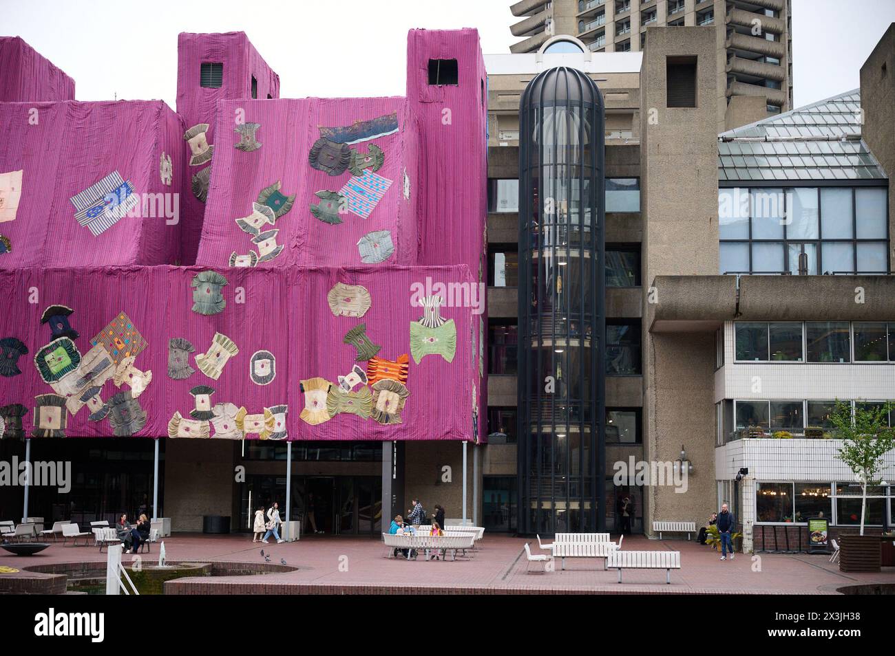 Ibrahim Mahama textile fabric art exhibition installation 'Purple ...