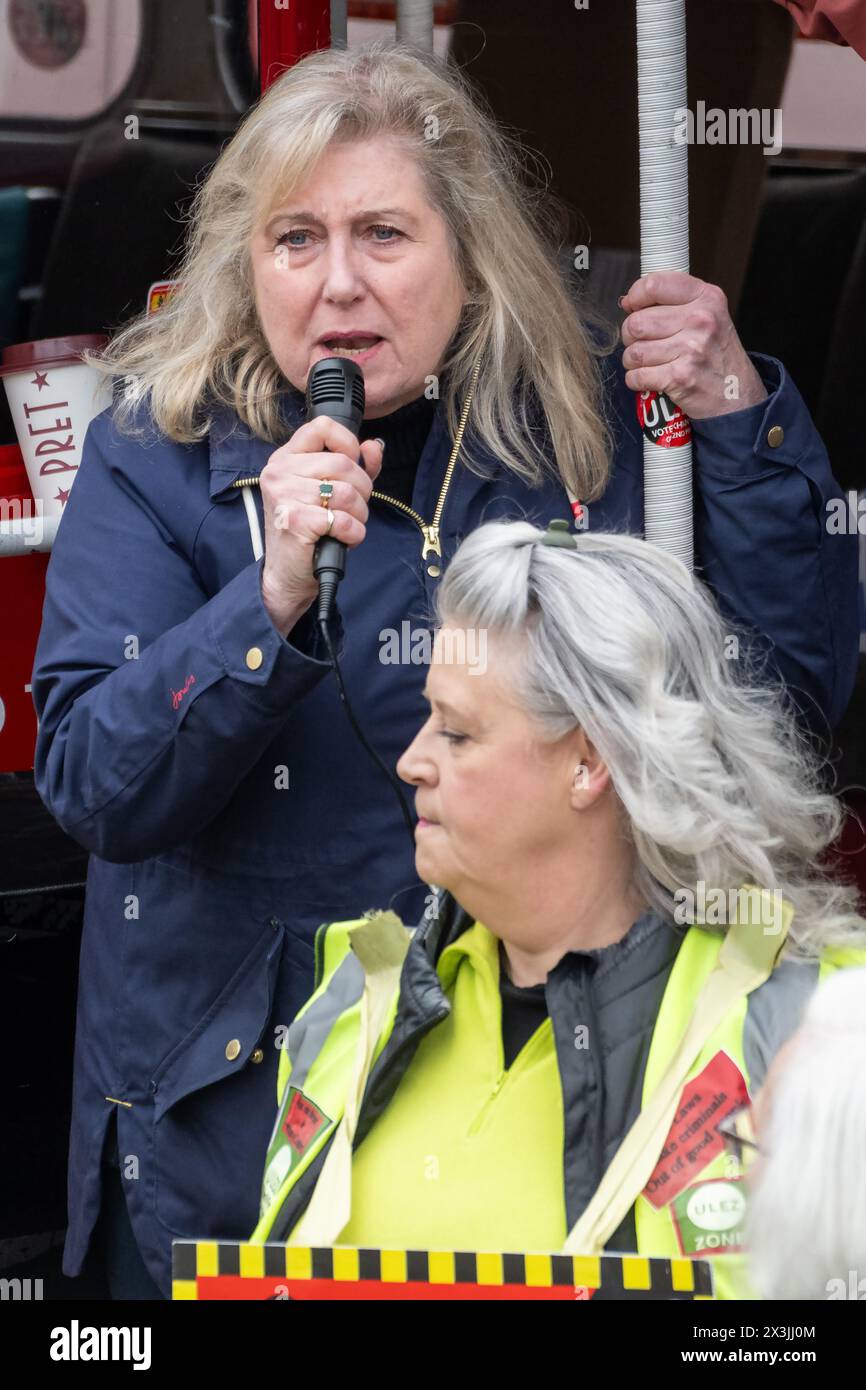 24/04/2024. London, UK Conservative Party London Mayoral candidate ...