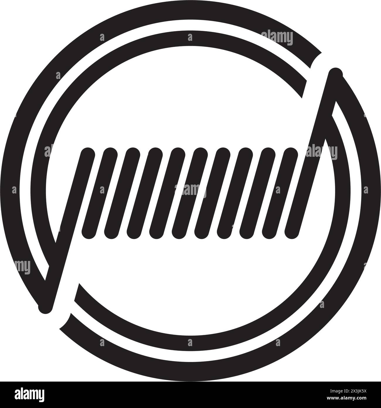 metal spring vector icon illustration design template Stock Vector ...