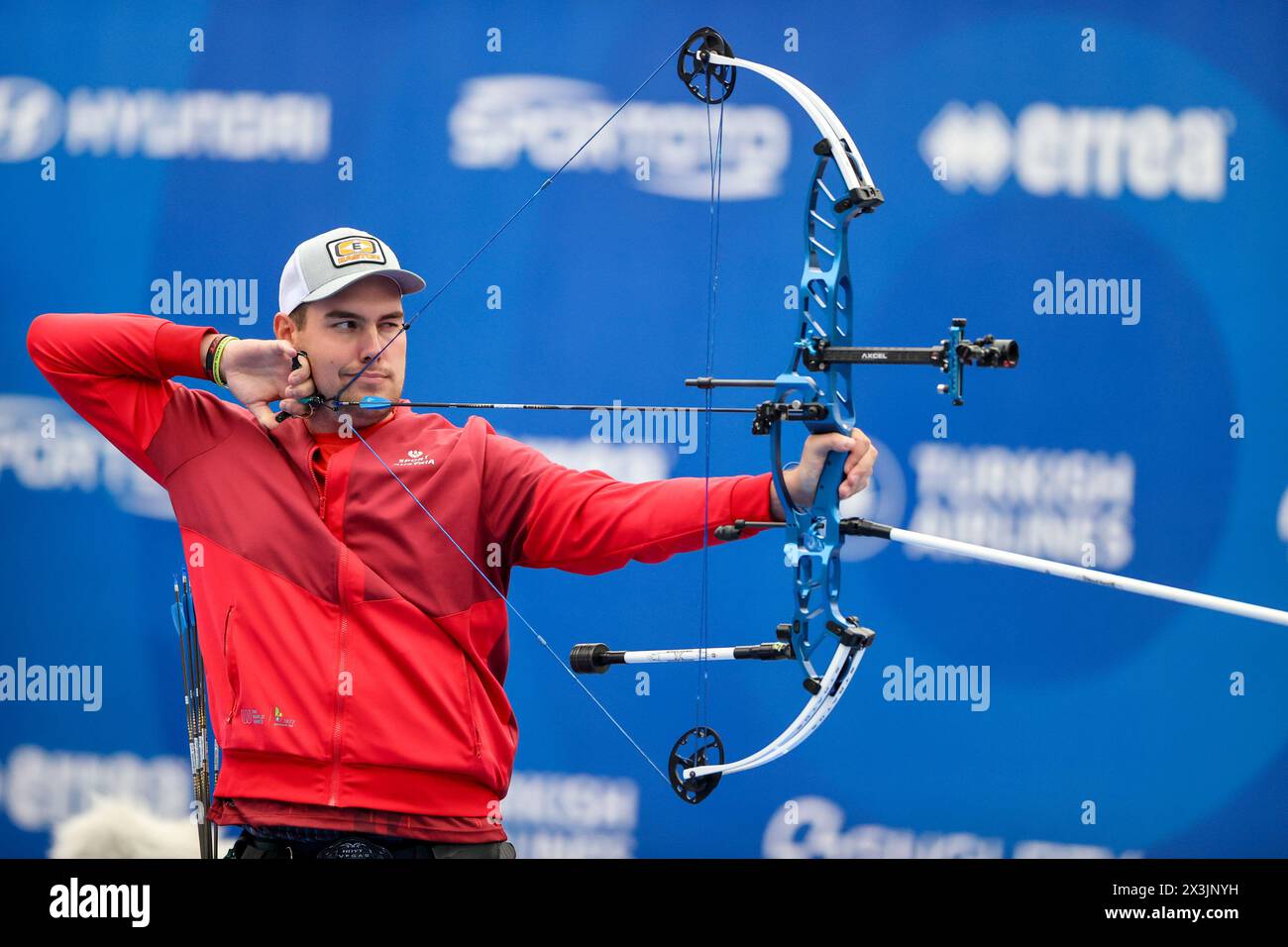 Shanghai, China. 27th Apr, 2024. Nico Wiener of Austria competes during ...