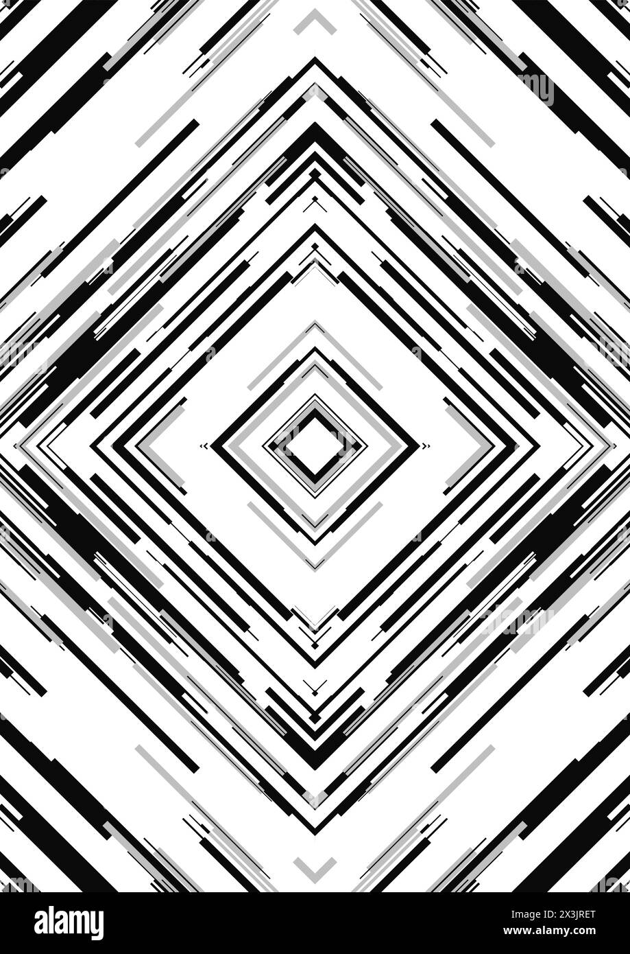 Black and white modern futuristic technology background. Vertical cover ...