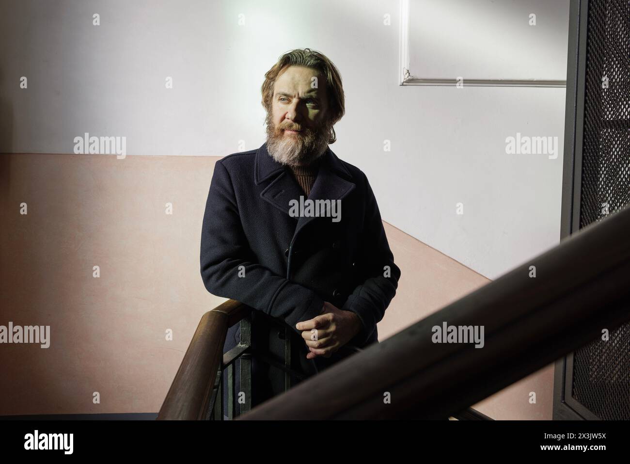 Portrait of Marco Rossari at his place 22/12/2023 ©Isabella De ...