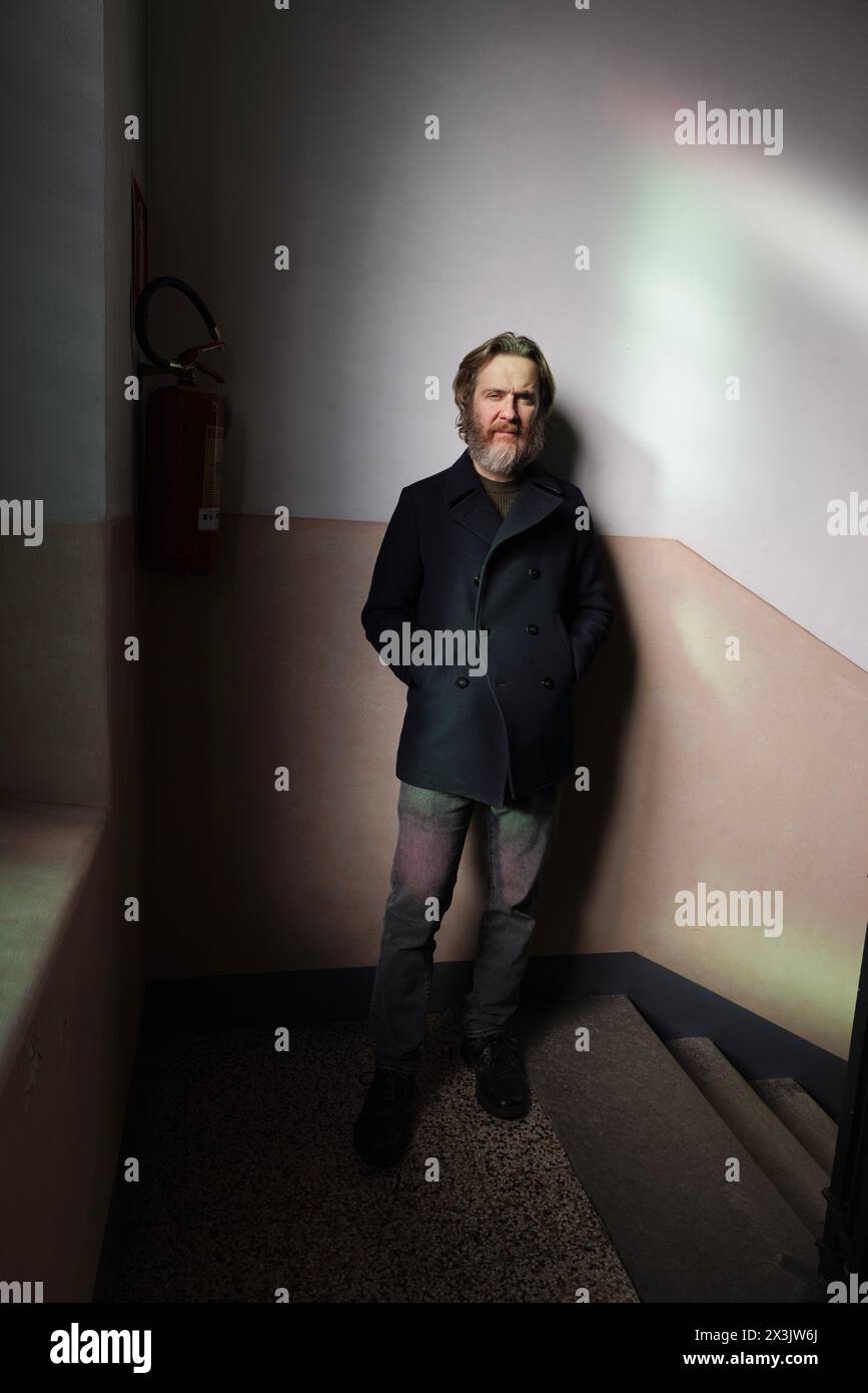Portrait of Marco Rossari at his place 22/12/2023 ©Isabella De ...