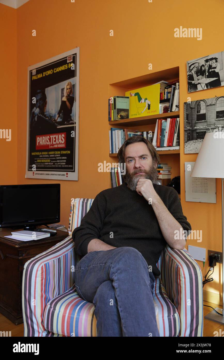 Portrait of Marco Rossari at his place 22/12/2023 ©Isabella De ...