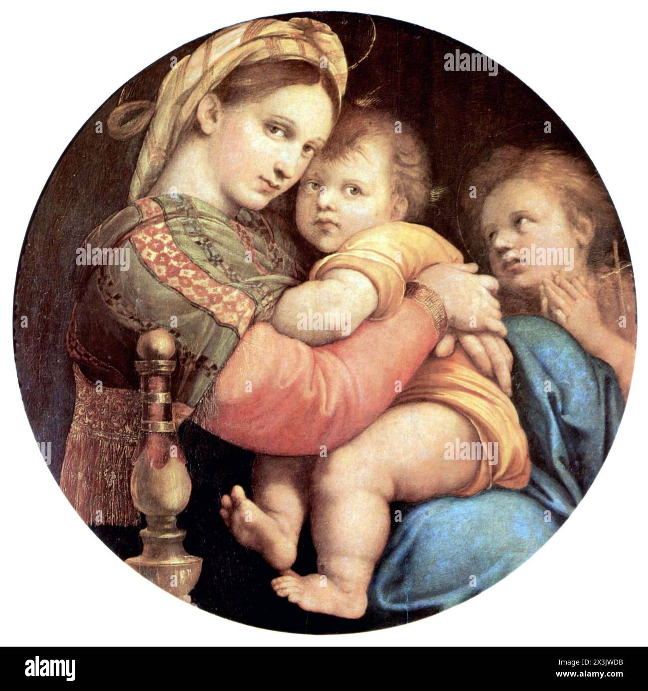 Raffaello, Madonna della Seggiola Raphael Stock Photo - Alamy