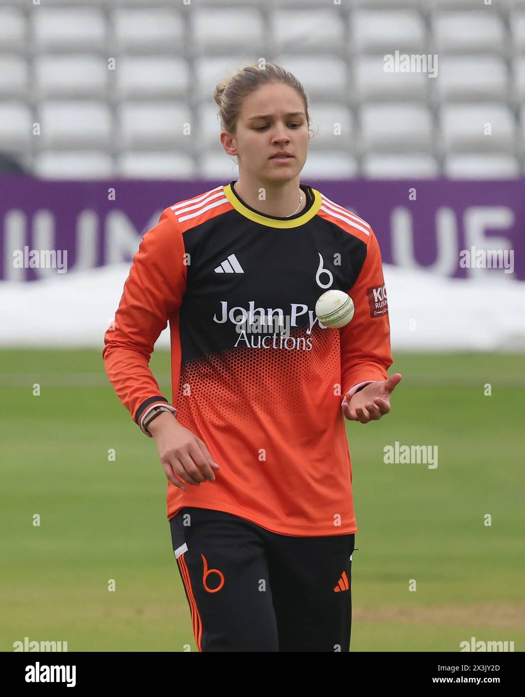 Chelmsford, UK. 27th Apr, 2024. Lucy Higham of The Blaze in action ...