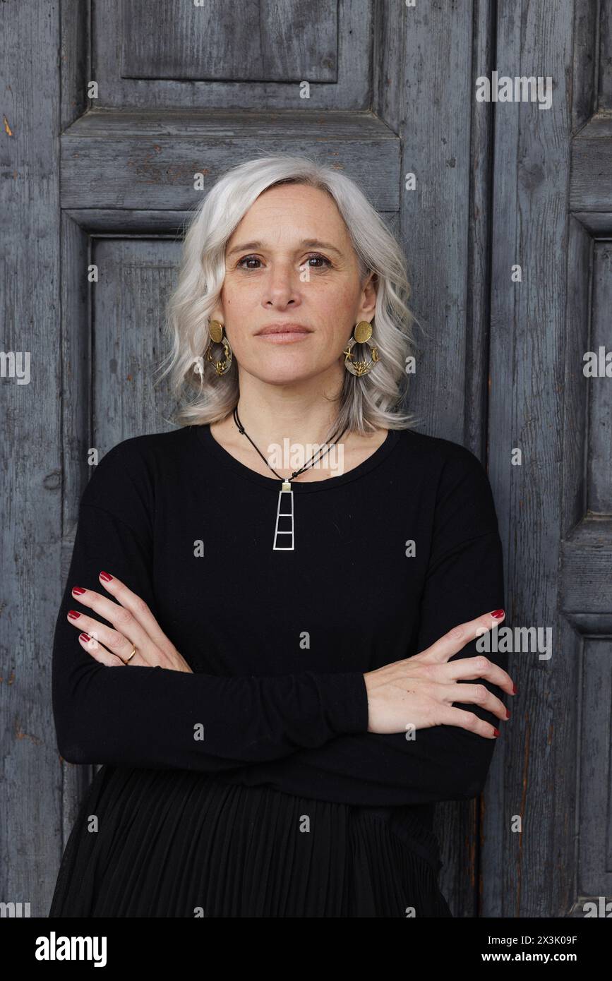 Portrait of Valeria Parrella 03/03/2024 ©Isabella De Maddalena/opale ...