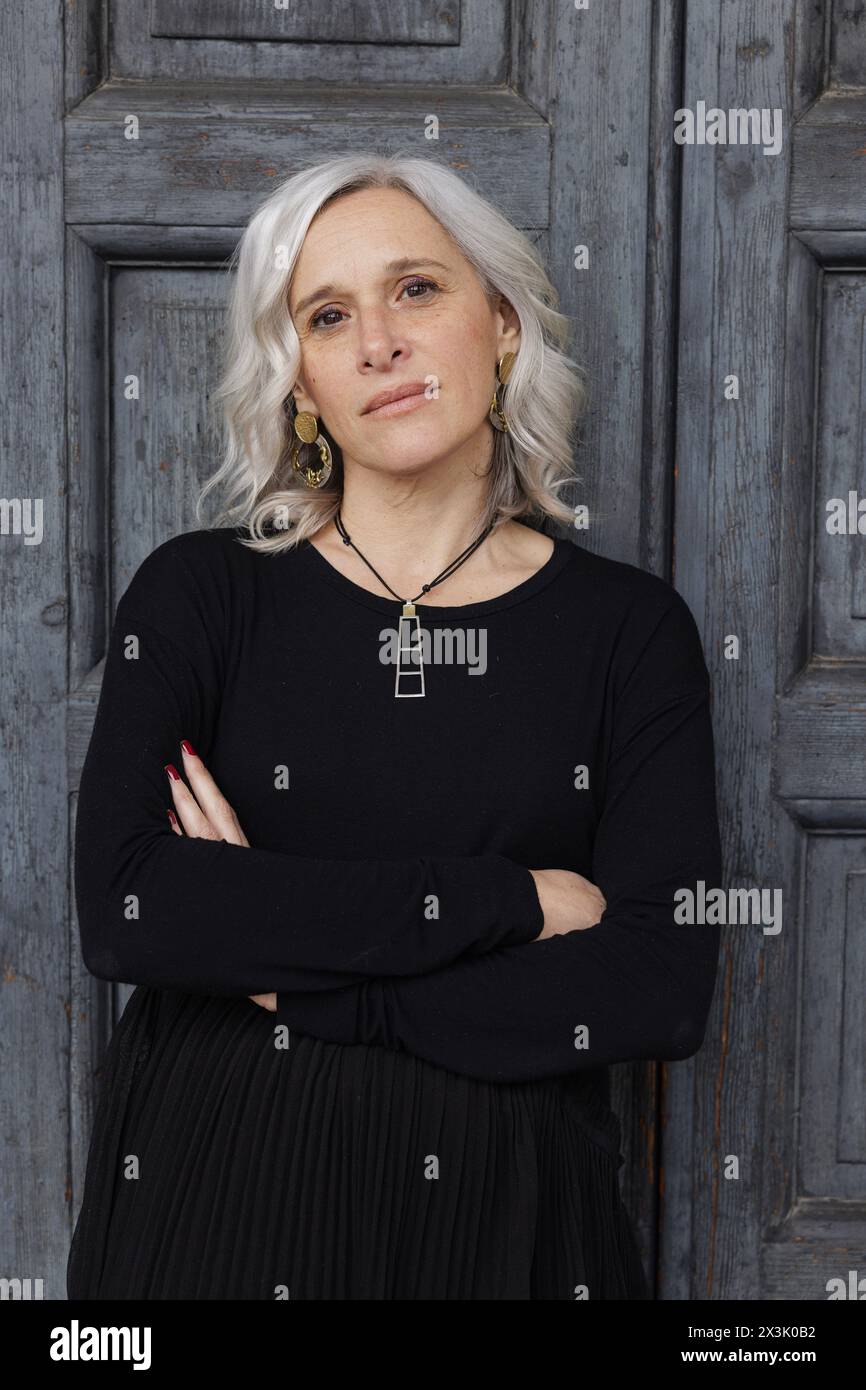 Portrait of Valeria Parrella 03/03/2024 ©Isabella De Maddalena/opale ...