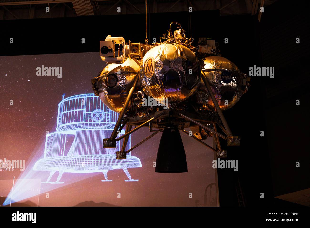 model of a mars lander, johnson space center, houston, texas Stock ...
