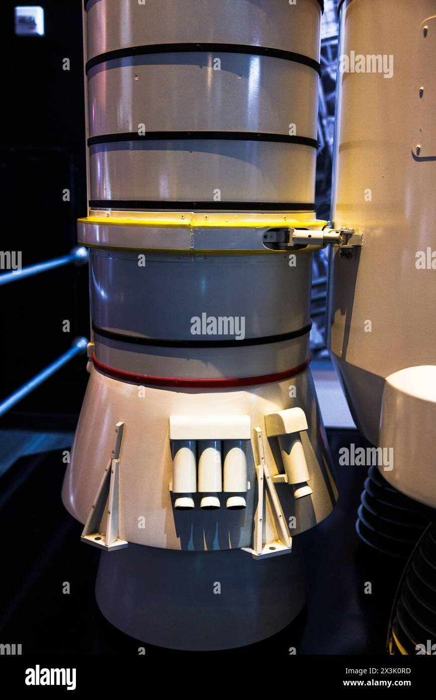 model rocket engine, johnson space center, houston, texas Stock Photo ...