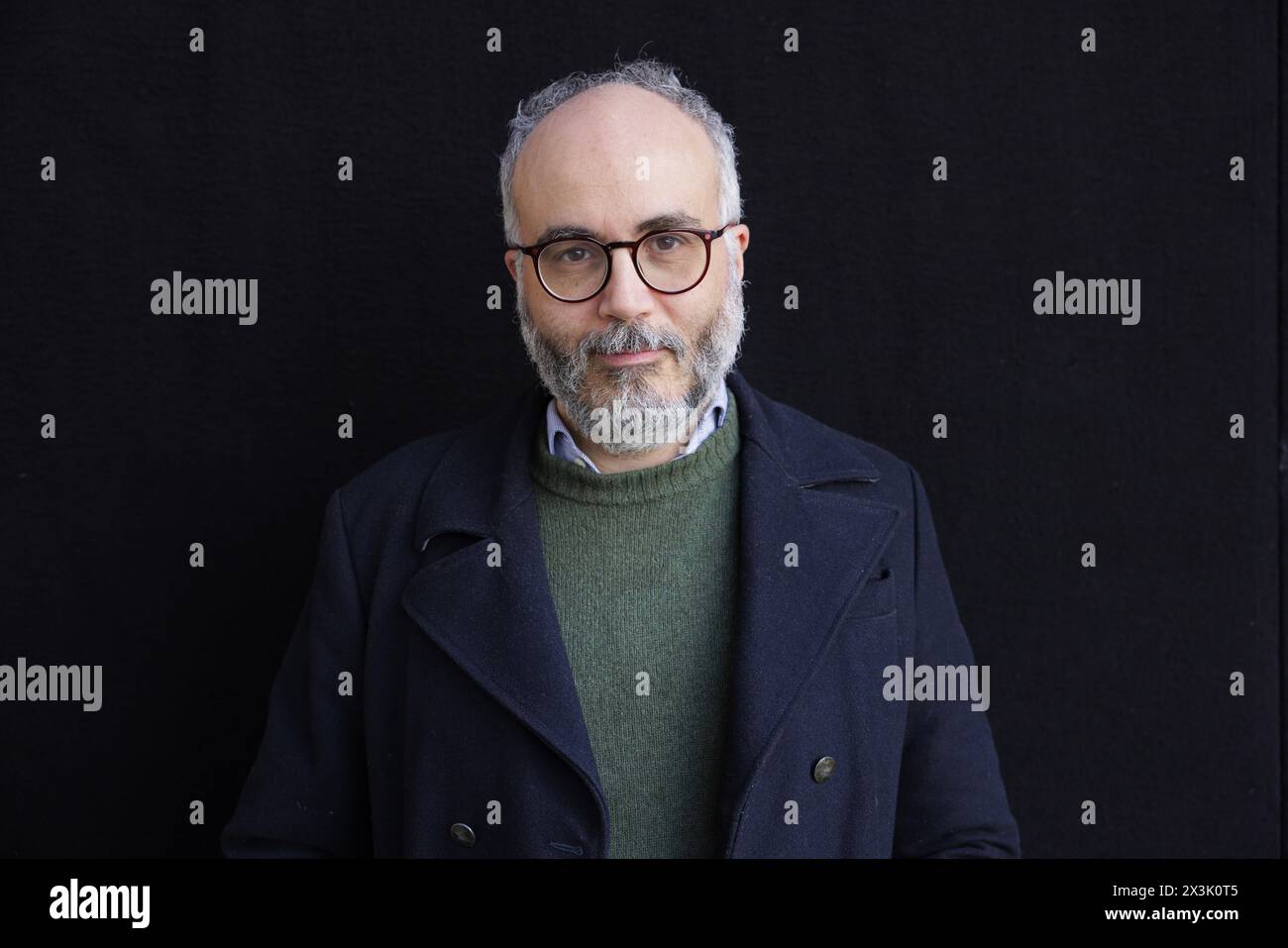 Portrait of Christian Raimo 25/02/2024 ©Isabella De Maddalena/opale ...