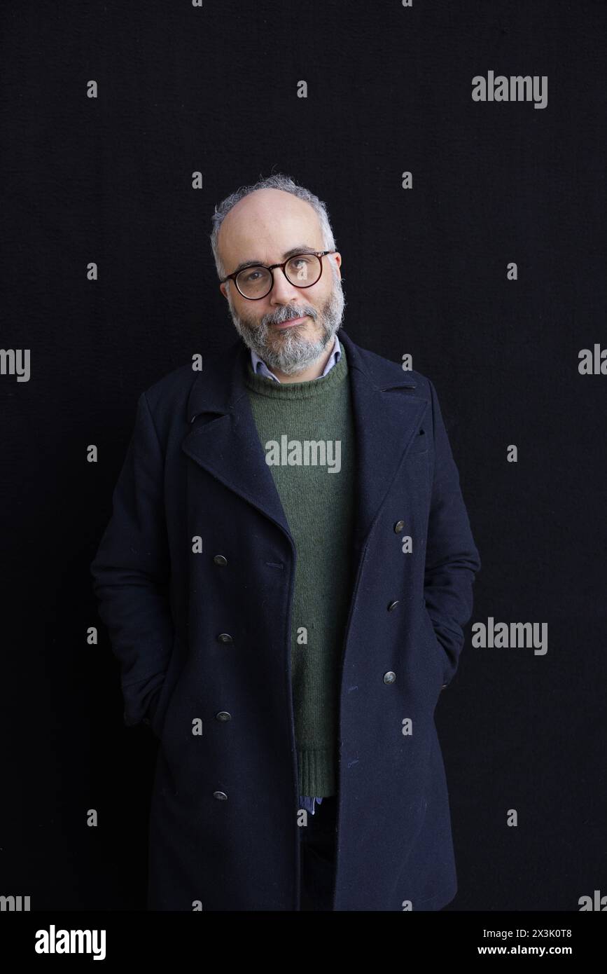 Portrait of Christian Raimo 25/02/2024 ©Isabella De Maddalena/opale ...