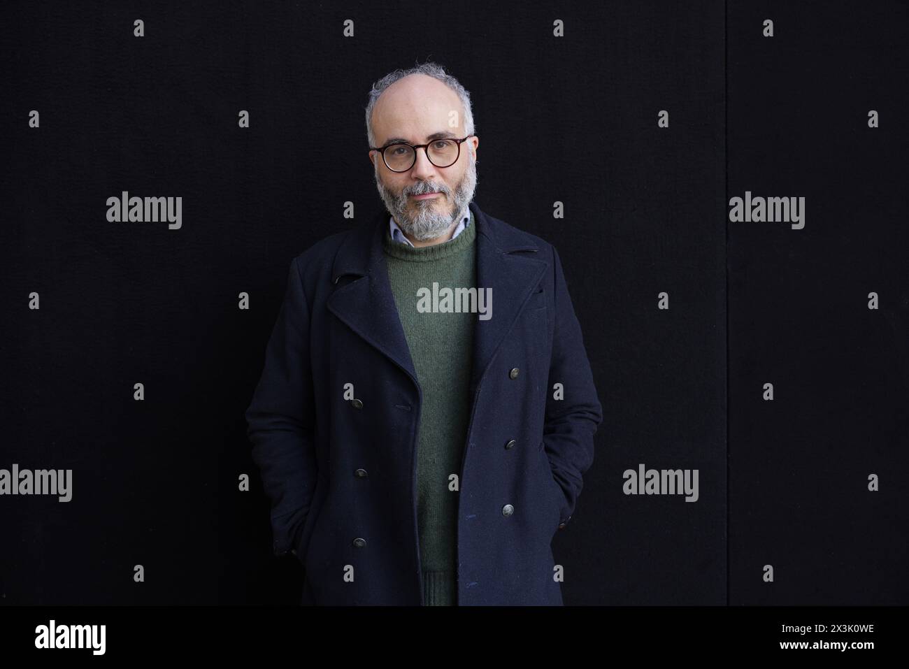 Portrait of Christian Raimo 25/02/2024 ©Isabella De Maddalena/opale ...