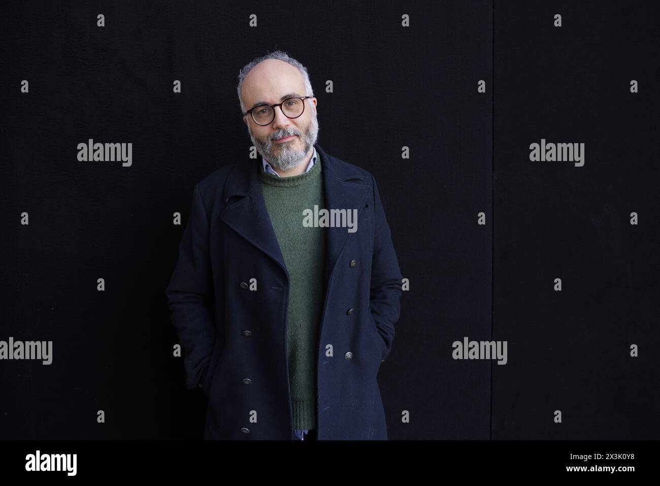 Portrait of Christian Raimo 25/02/2024 ©Isabella De Maddalena/opale ...