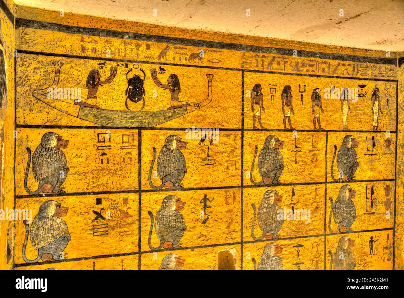 King Tutankhamun Tomb Wall Writing