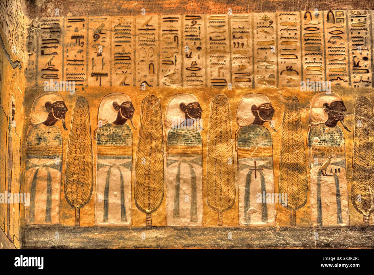 Reliefs, Tomb of Ramses IV, KV2, Valley of the Kings, UNESCO World ...