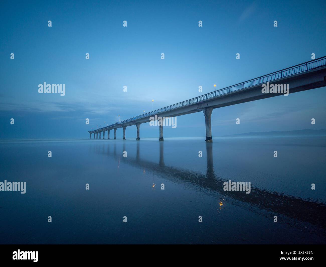 Witnessing the mesmerizing blue hour sunset while strolling along the ...