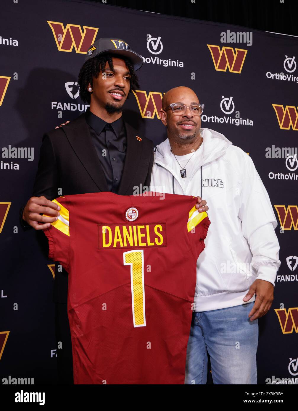 Washington Commanders first round number 2 pick in the NFL 2024 Draft ...