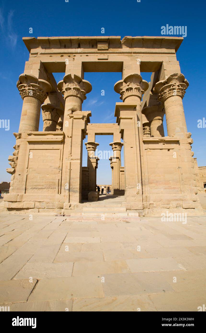 Kiosk of Trajan, Temple of Isis, UNESCO World Heritage Site, Philae ...