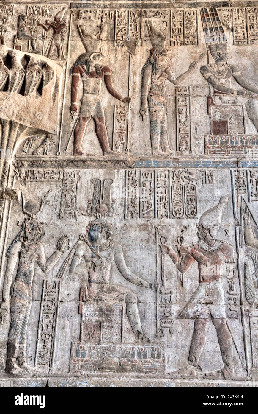 Wall of Reliefs, Temple of Osiris and Opet, Karnak Temple Complex ...