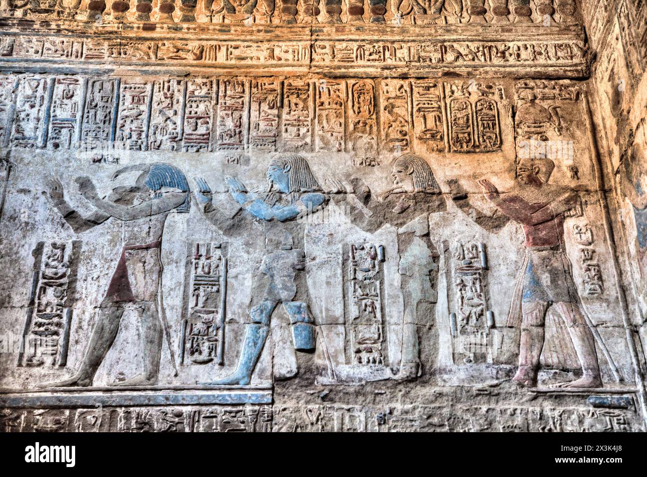 Wall of Reliefs, Temple of Osiris and Opet, Karnak Temple Complex ...
