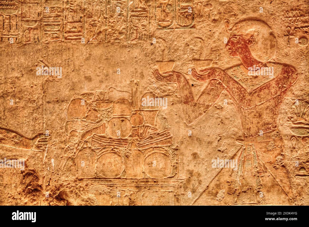 Ramses II, Bas Relief, Beit al-Wali Temple, Kalabsha, UNESCO World ...