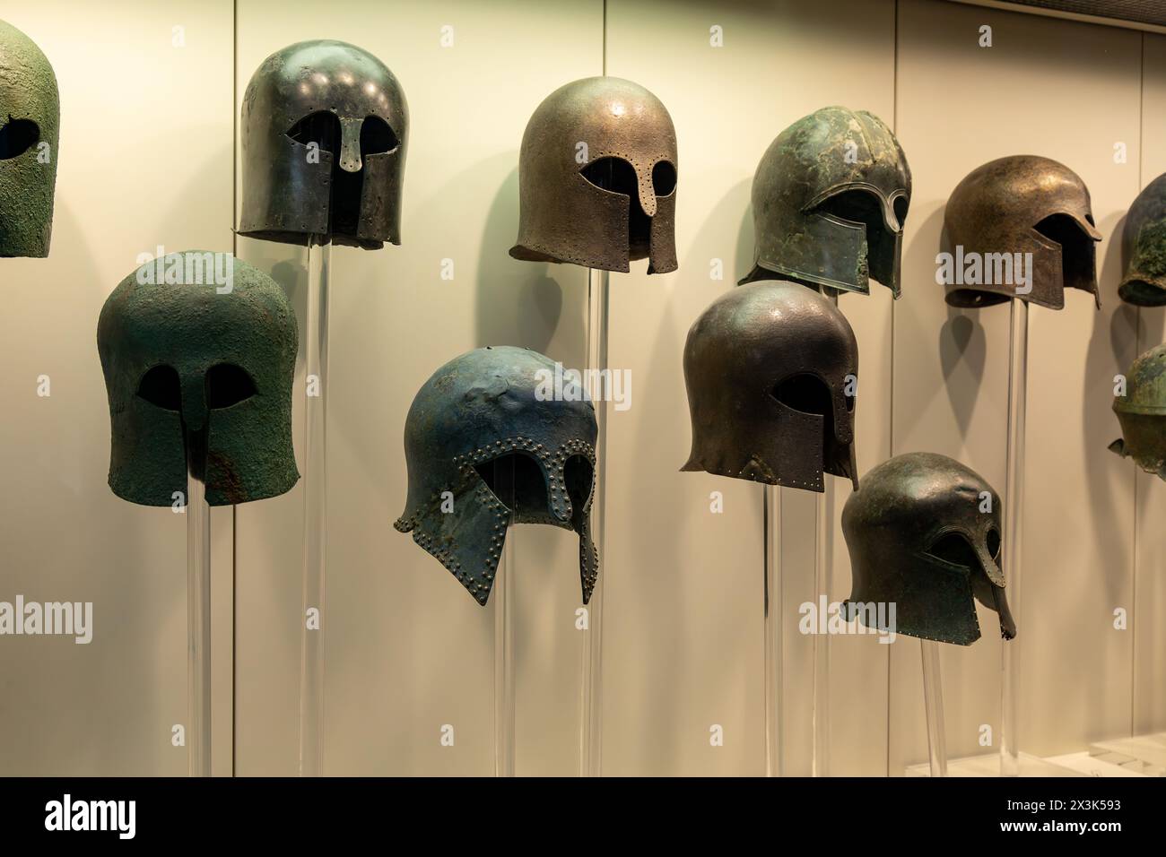 Olympia museum helmet hi-res stock photography and images - Alamy