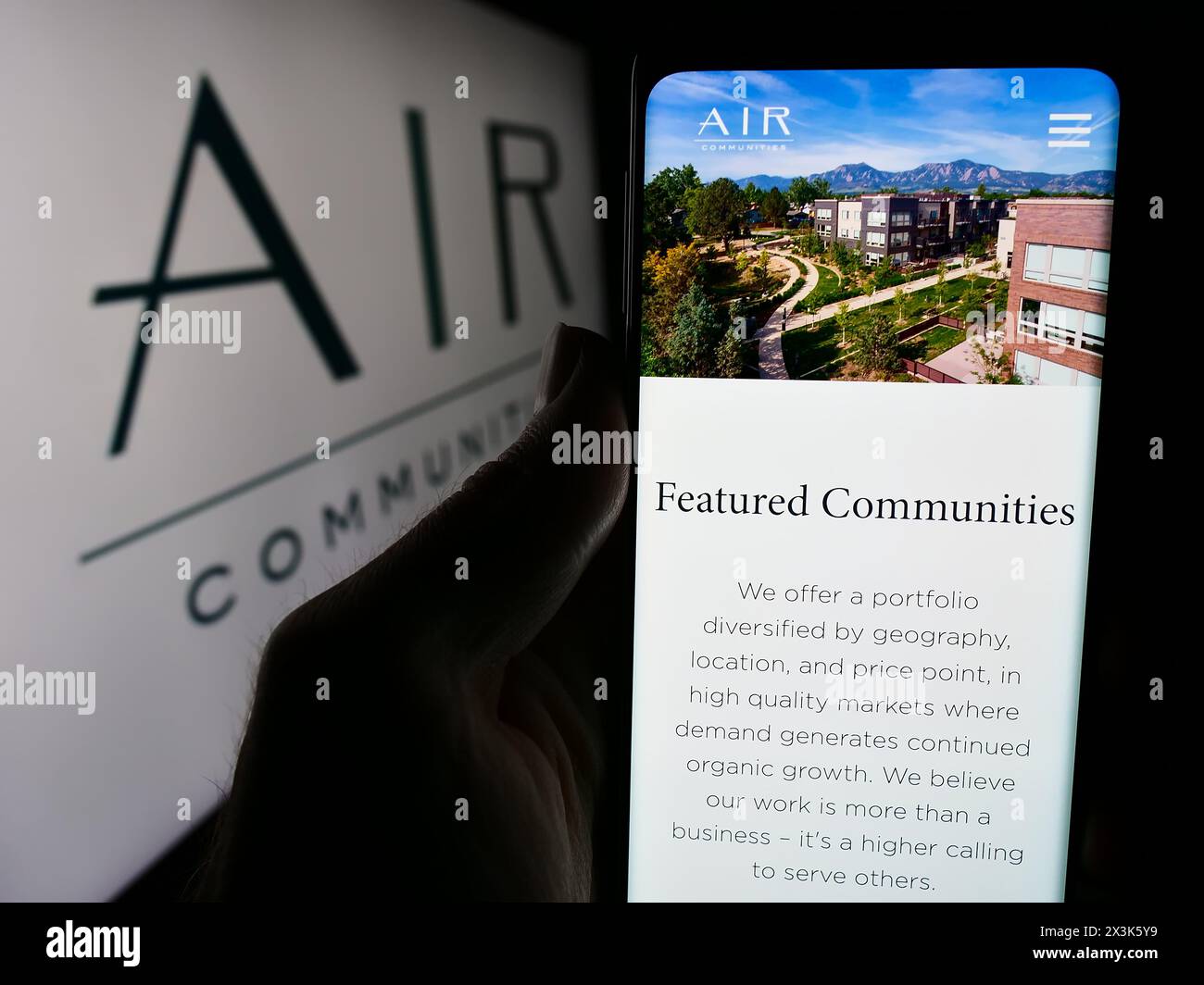 Air communities logo hi-res stock photography and images - Alamy
