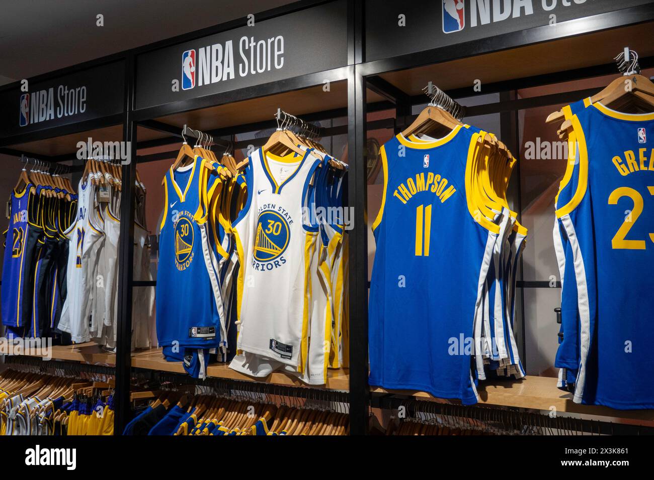 Branded Merchandise at the NBA Store on Fifth Avenue in New York City ...