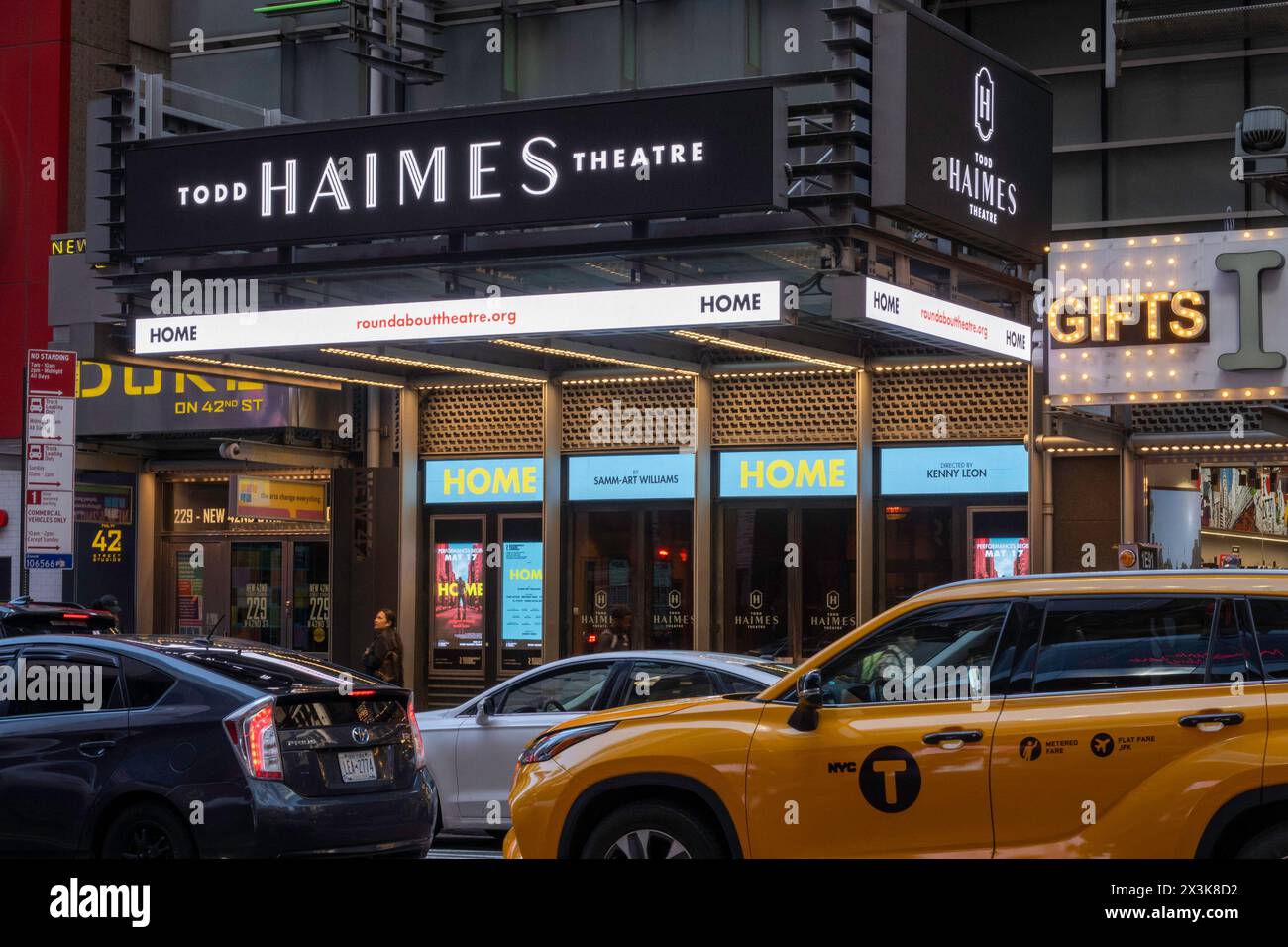 The Haimes Theatre Marquee on 42nd Street, New York City, USA, 2024 ...