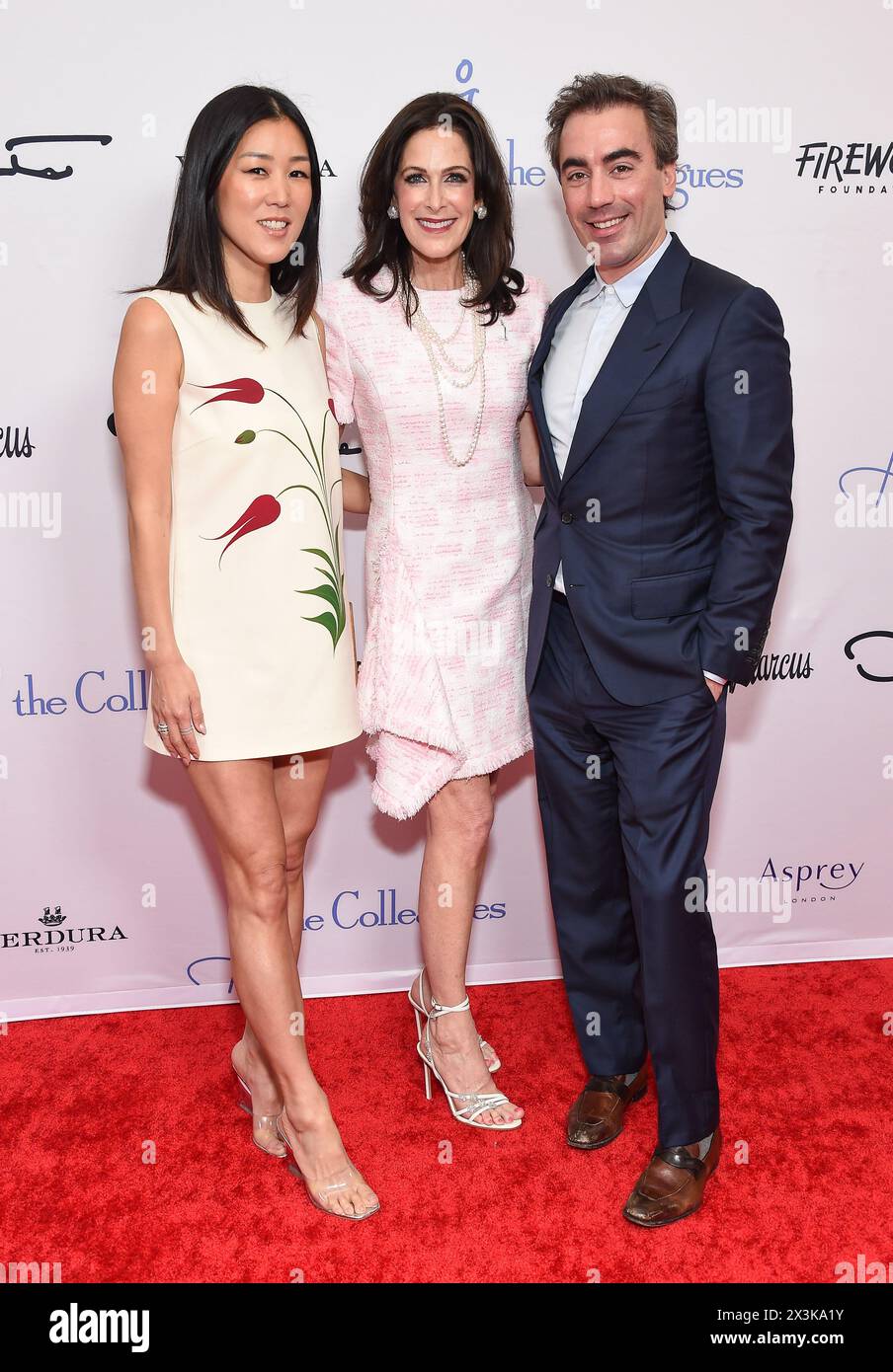 Beverly Hills, USA. 27th Apr, 2024. Laura Kim, Bridget Gless Keller and ...