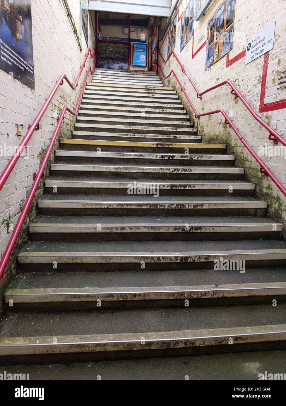 Steps stairs leading railway hi-res stock photography and images - Alamy