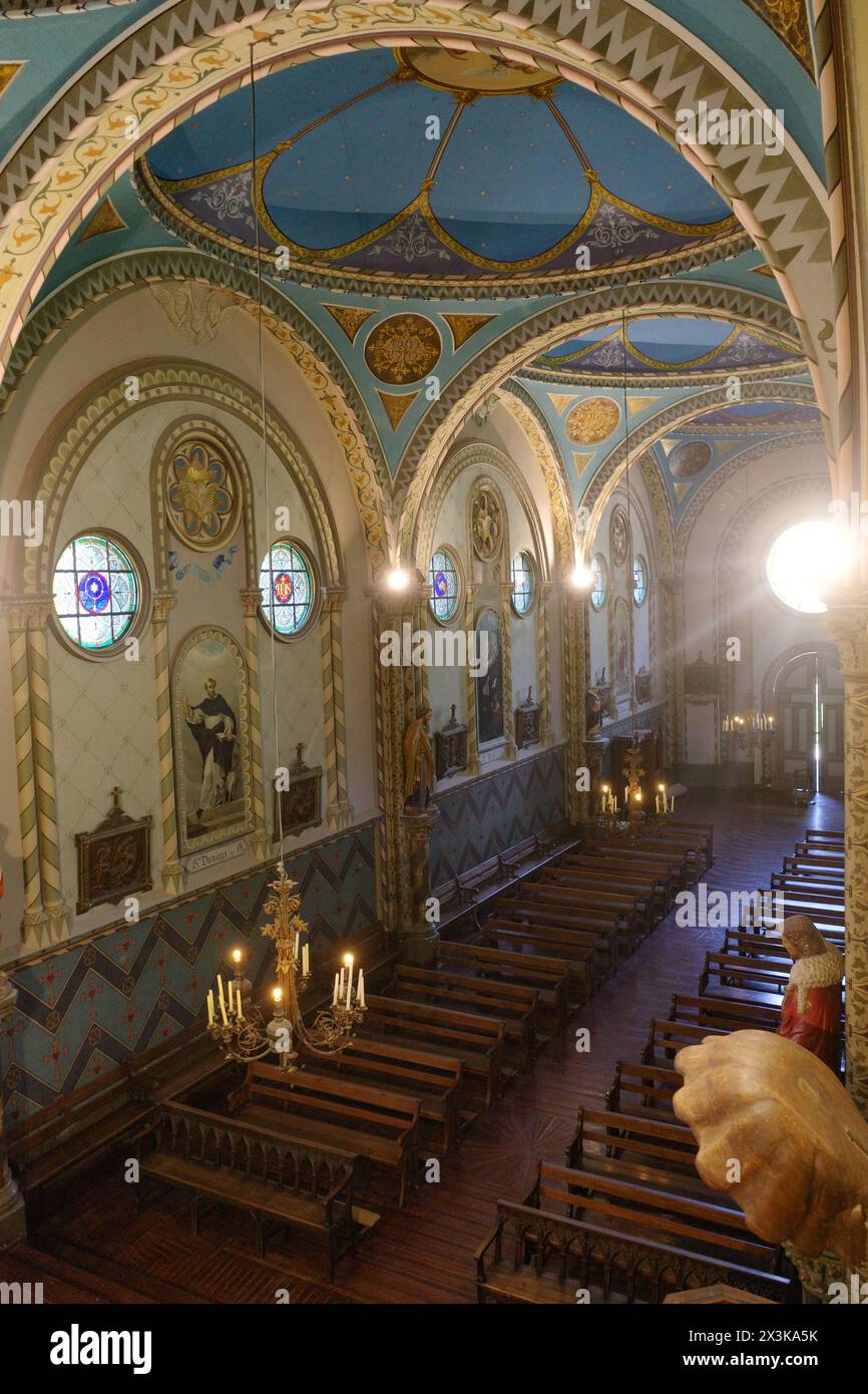 Santiago, Chile - 25 Nov, 2023: Chapel of the Hotel Casa Real at the ...