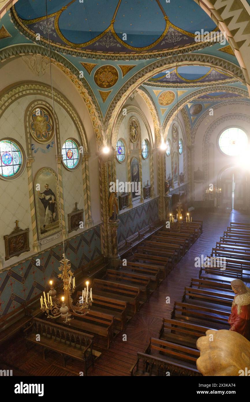 Santiago, Chile - 25 Nov, 2023: Chapel of the Hotel Casa Real at the ...