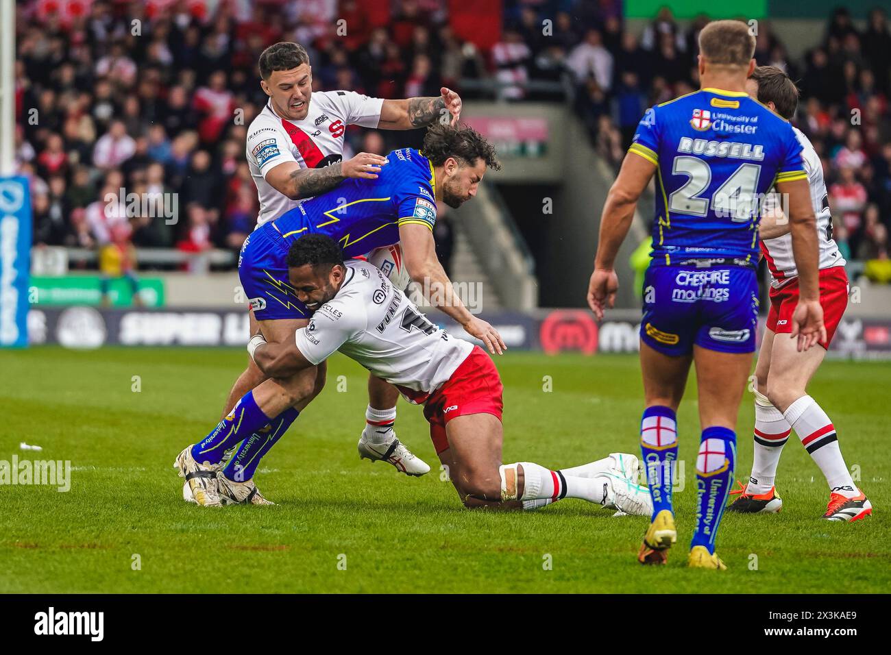 Salford, Manchester, UK. 27th April, 2024. Super League Rugby: Salford ...