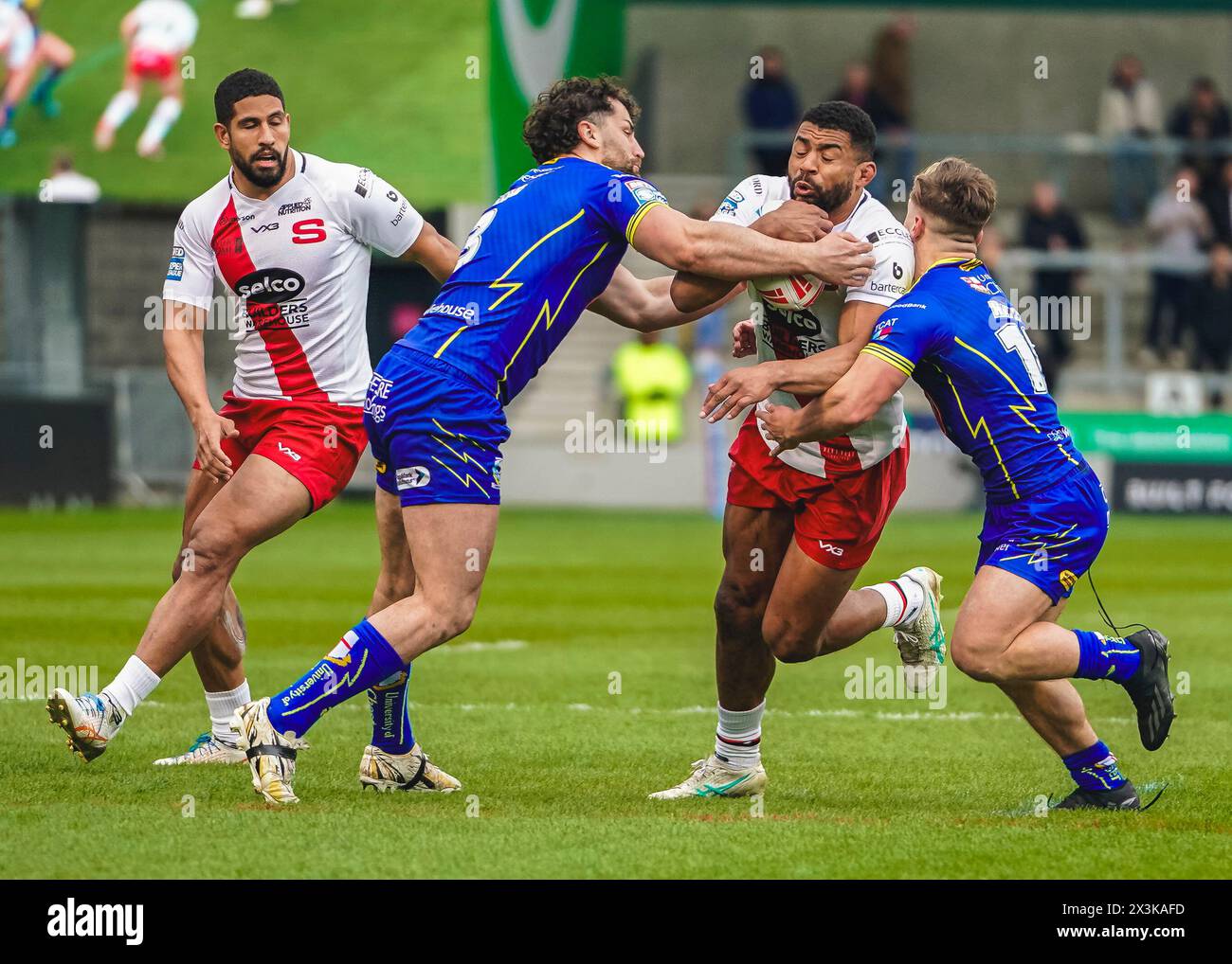 Salford, Manchester, UK. 27th April, 2024. Super League Rugby: Salford ...