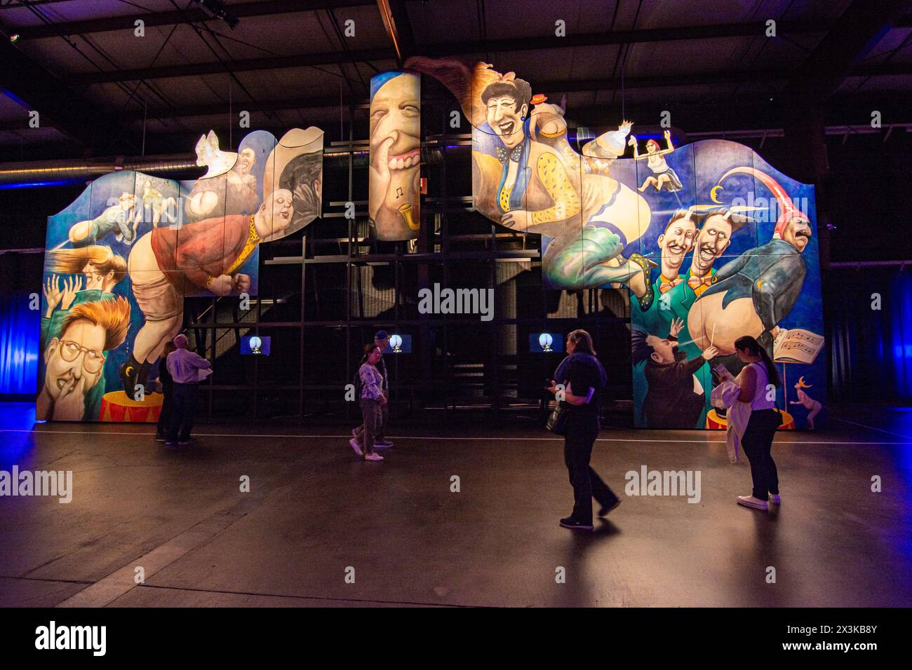 The Luna Luna art amusement park features Palace of the Winds by German ...