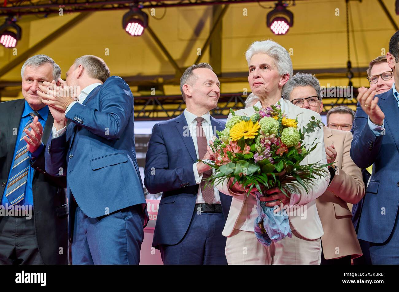 Christian Lindner Marie-Agnes Strack-Zimmermann - FDP Bundesparteitag 2024 EUR, Deutschland ...