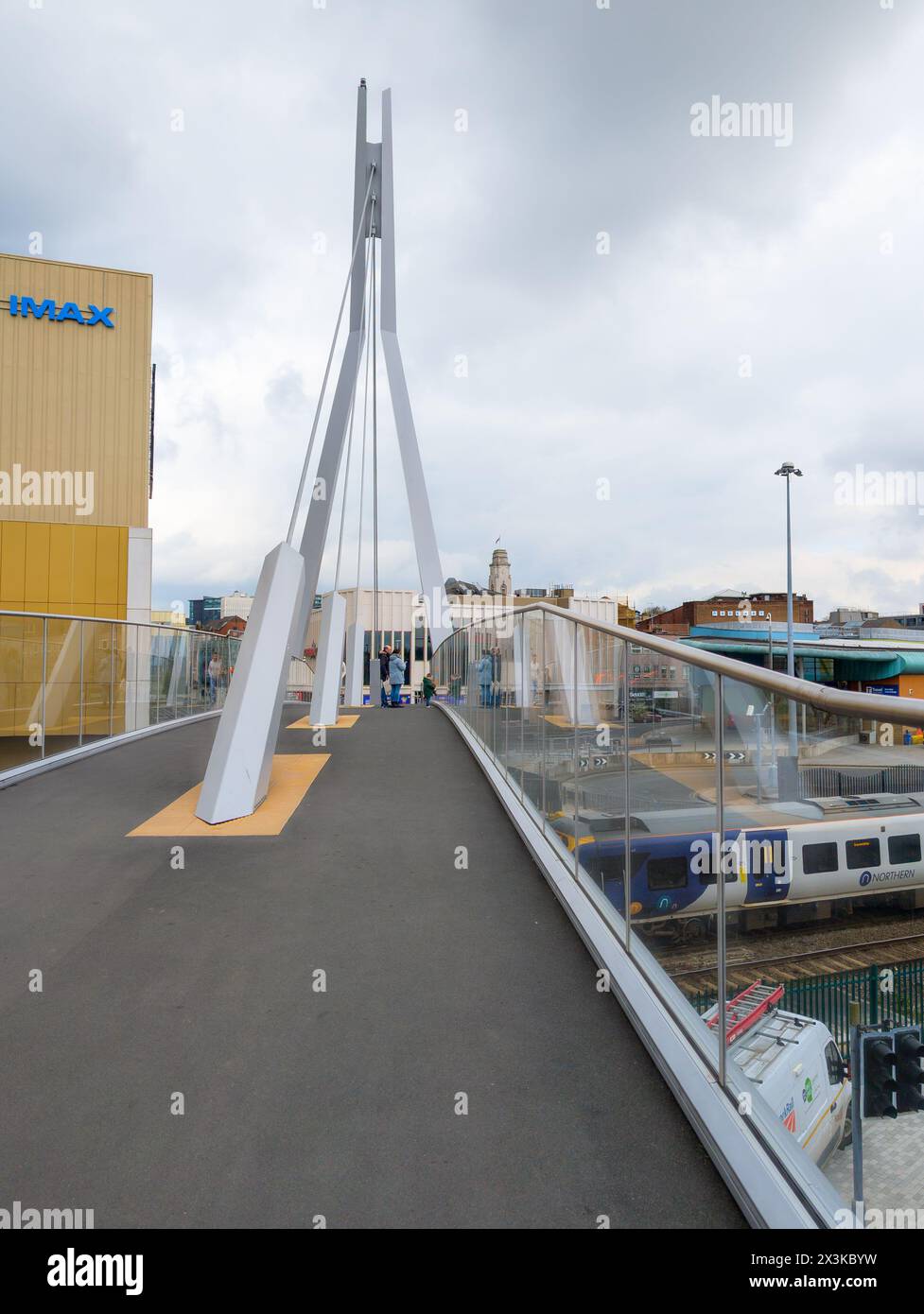 Tommy Taylor Memorial Bridge Barnsley Stock Photo - Alamy