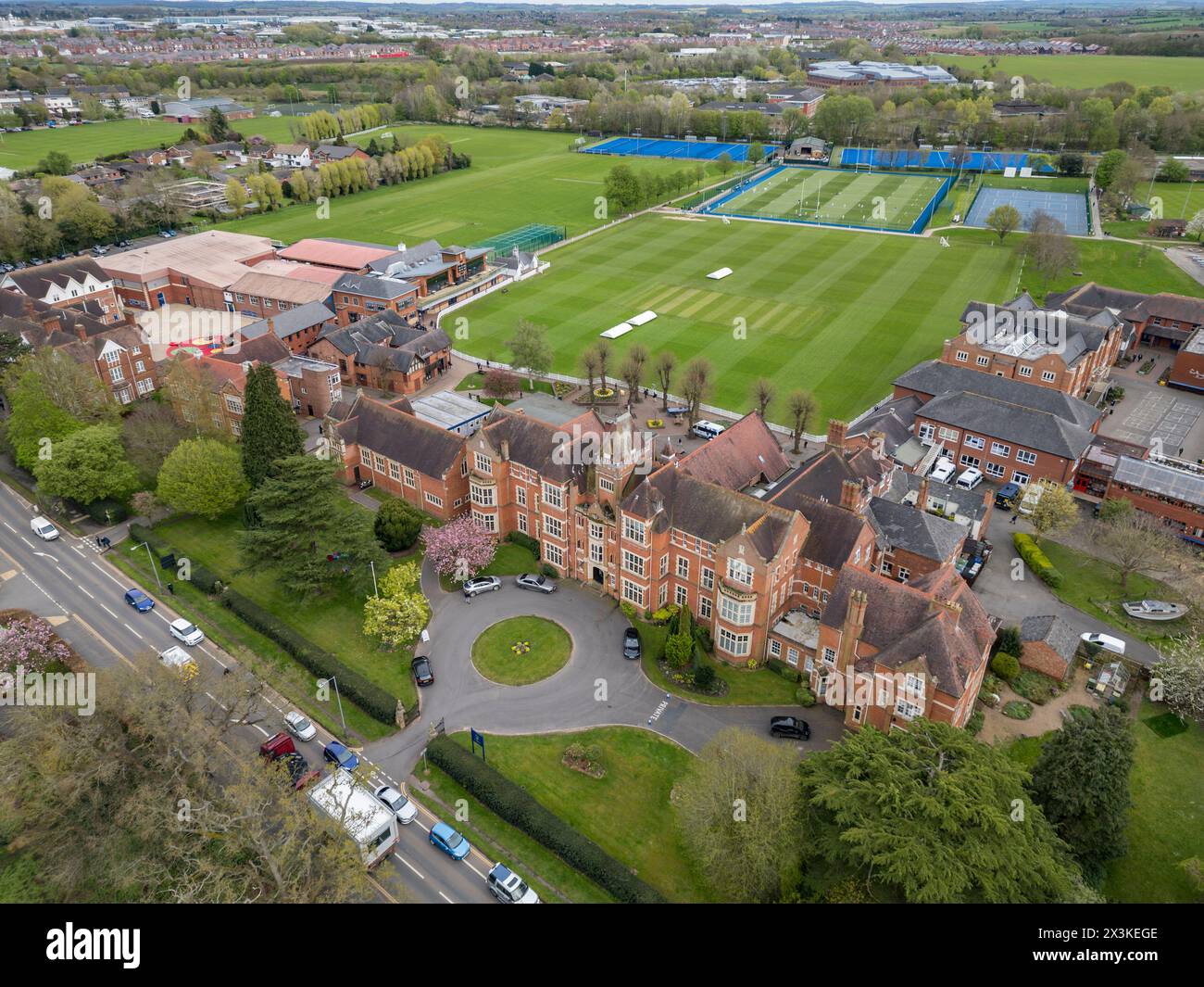 Warwickshire aerial view hi-res stock photography and images - Alamy