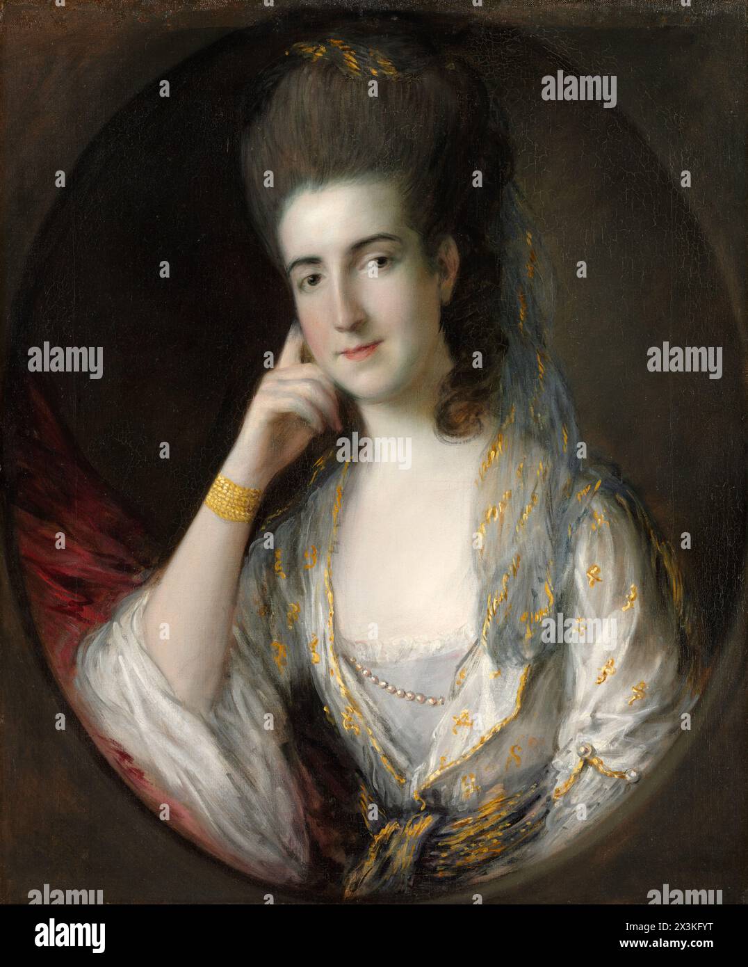 Georgian portrait painting hi-res stock photography and images - Alamy