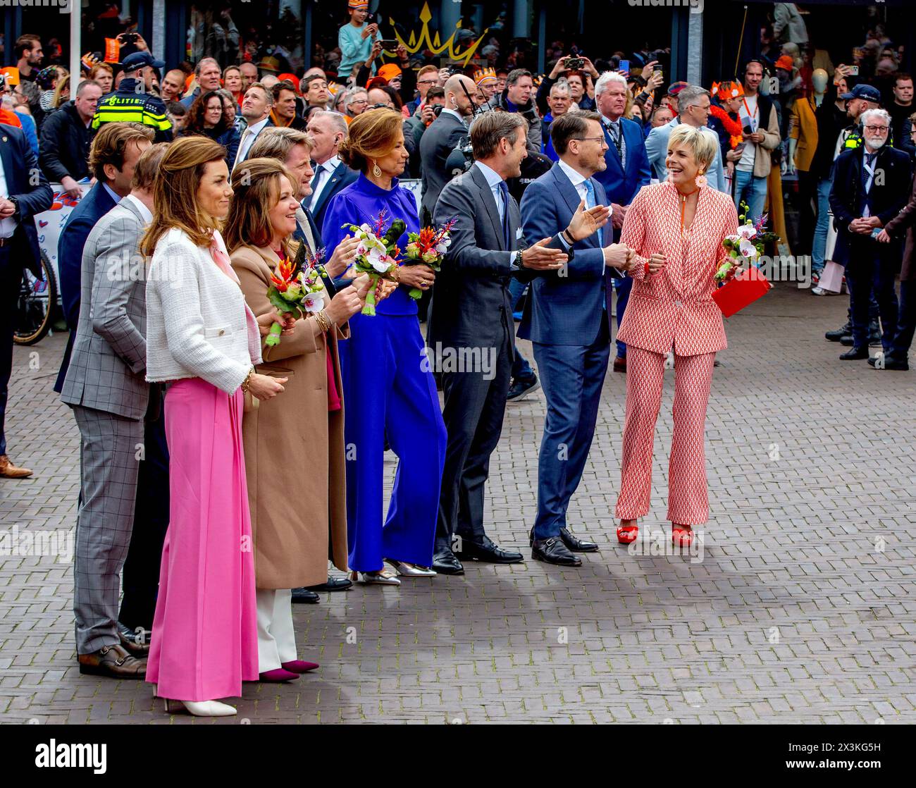 Emmen, Niederlande. 26th Apr, 2024. Prince Constantijn and Princess ...