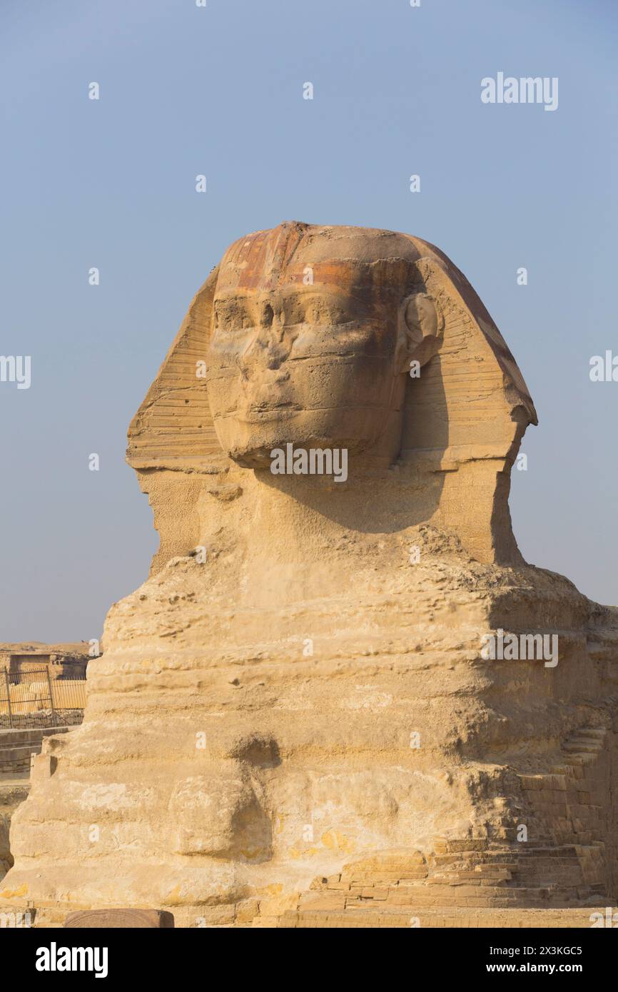 The Great Sphinx of Giza, UNESCO World Heritage Site, Giza, Egypt Stock ...