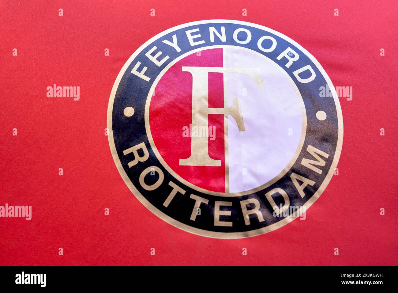 Emblem in the fan shop of De Kuip arena - the official playgrounds of ...