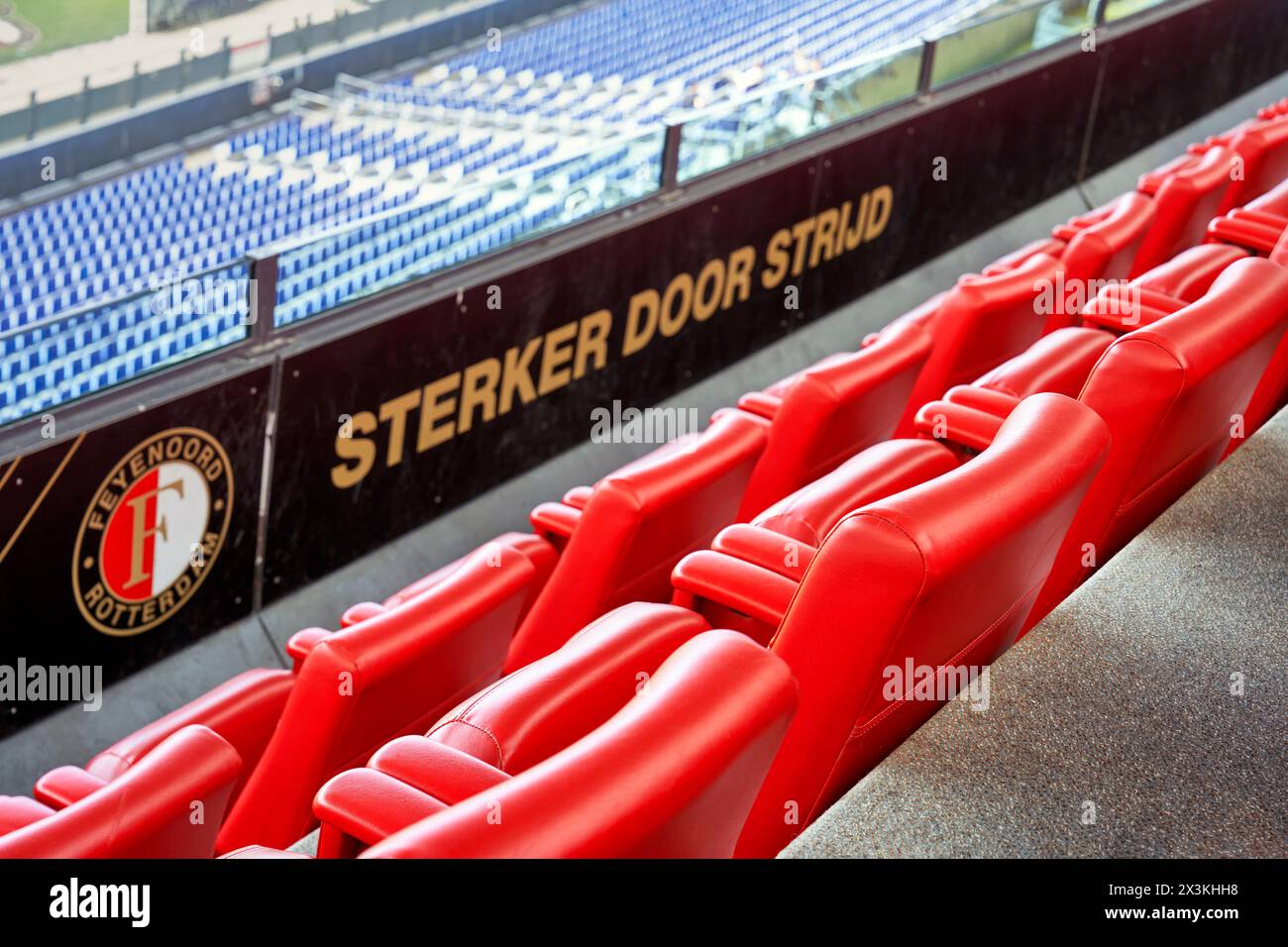 VIP tribune at De Kuip arena - the official playgrounds of FC Feyenoord ...