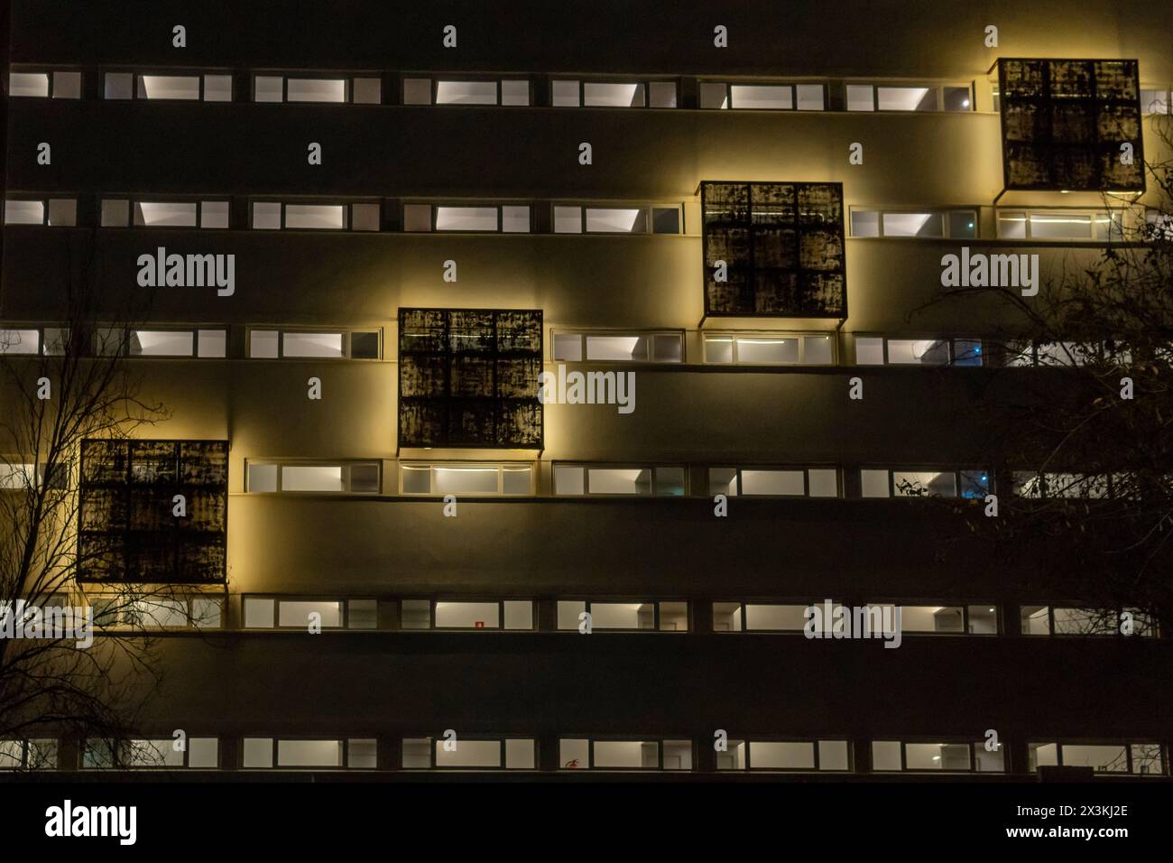 Palma de Mallorca, Spain; march 29 2024: Bright facade of the BG Java ...