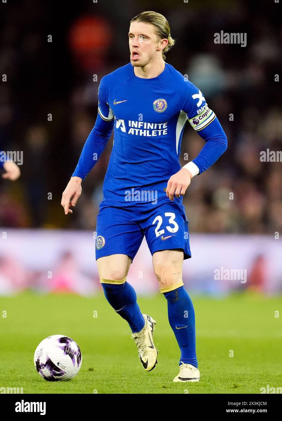Chelsea's Conor Gallagher in action during the Premier League match at ...